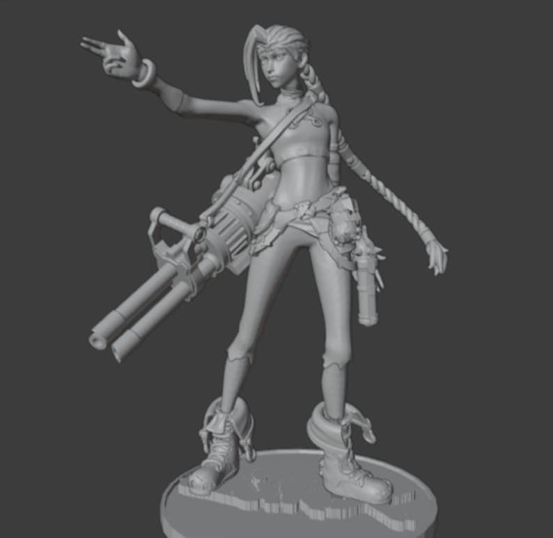 Jinx League of Legends 3D Print File - Etsy