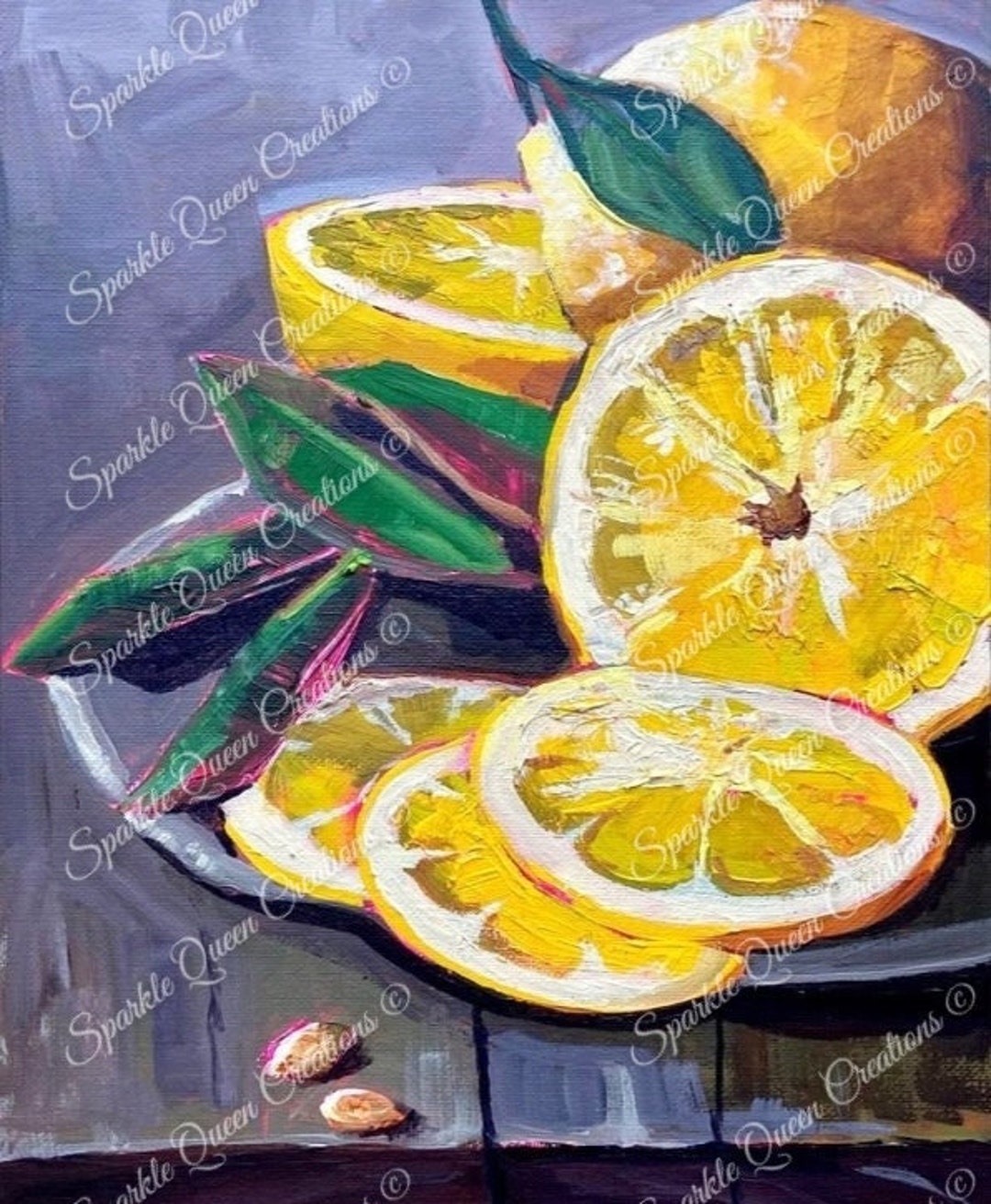 Lemons AB Diamond Painting Kit 40x45 - Etsy