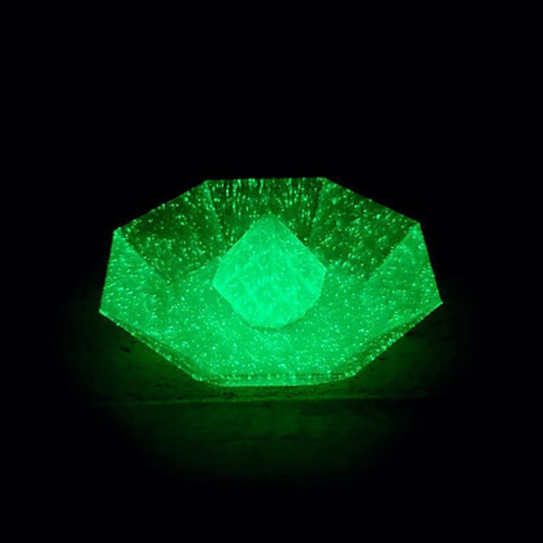 Glow-in-the-dark Glitter Trash Tray & Cover Minder Set - Etsy