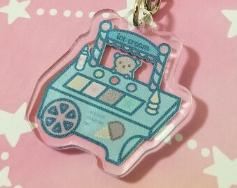 Ice Bear Keychain - Etsy