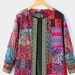 Women Bohemian Ethnic Design Spring Jackets Boho Elegant Floral Printed ...
