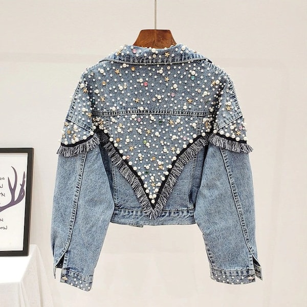 Beaded Jackets - Etsy