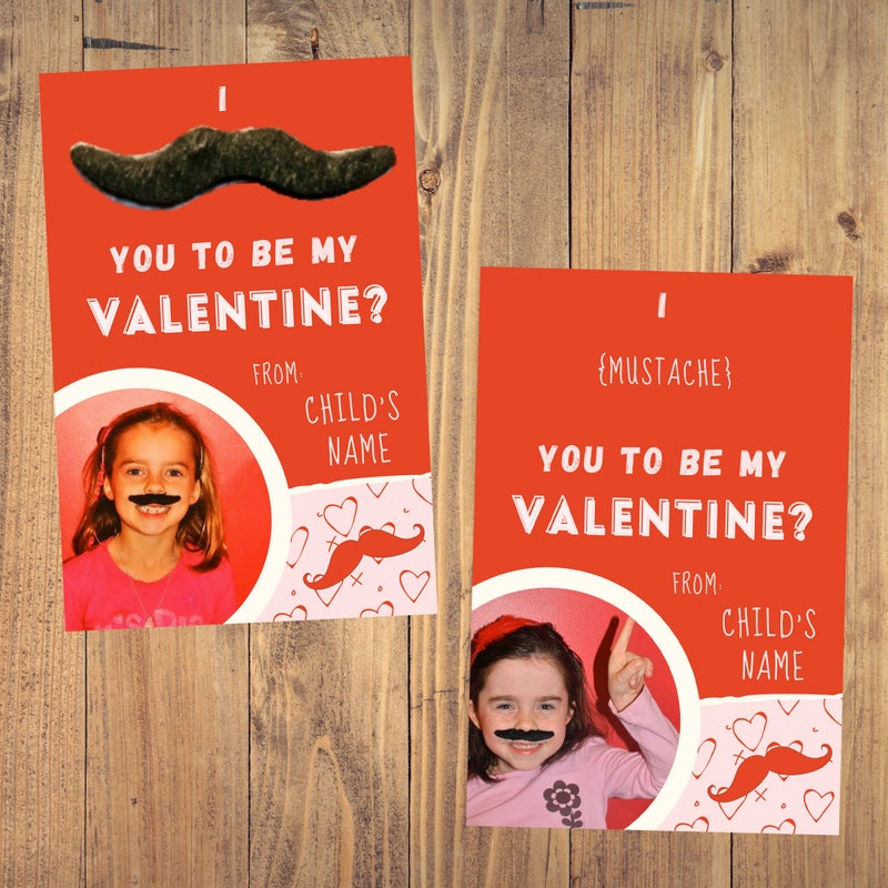 Mustache Valentine - Etsy