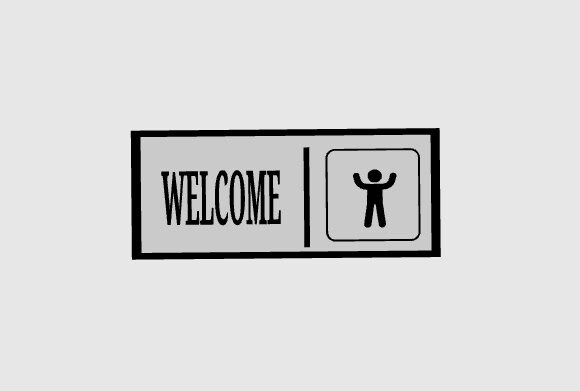 Design 3D Pancarte Bienvenue - Etsy