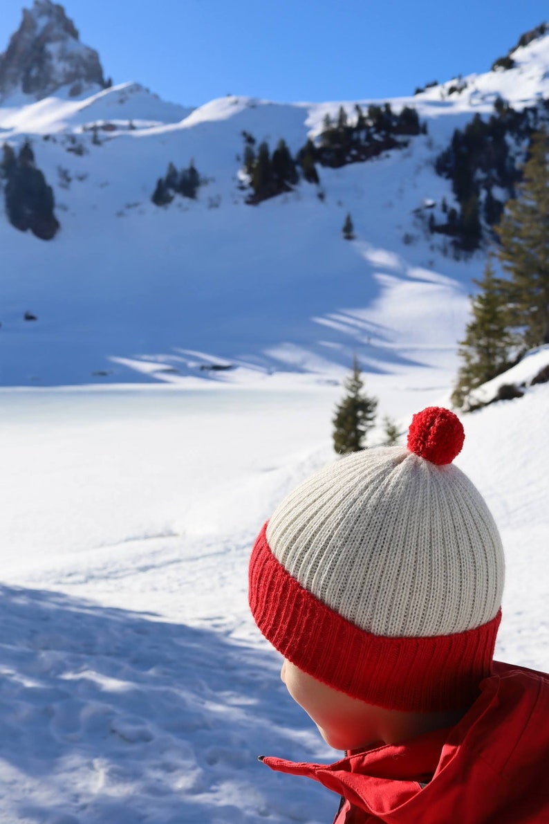 Where's Wally Inspired Red and White Beanie Hat Made From 100% Alpaca ...
