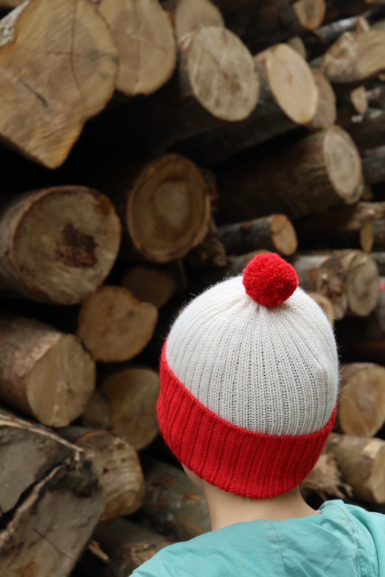 Where's Wally Inspired Red and White Beanie Hat Made From 100% Alpaca ...