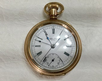 Gold Stop Watch - Etsy