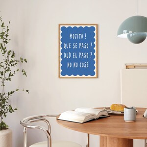 Poster MOJITO No No José - Etsy