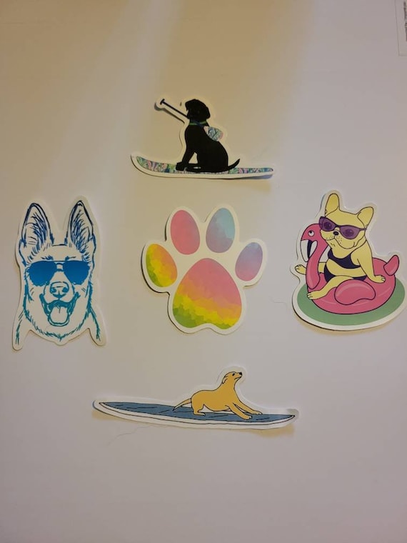 Summer Dogs Stickers Bundle - Etsy