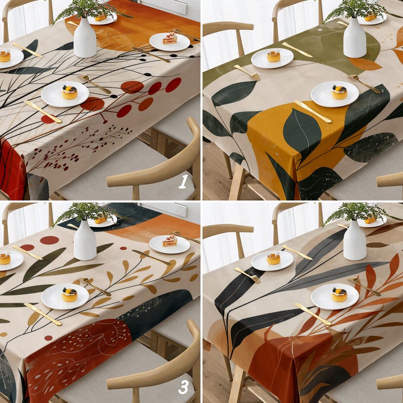 Modern Tablecloth - Etsy