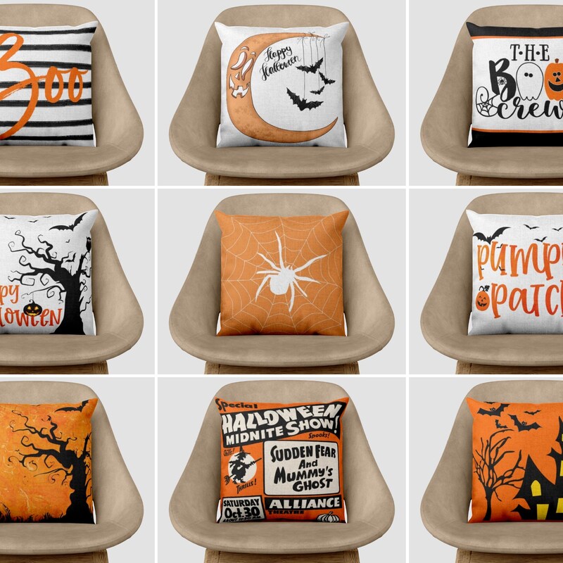 Halloween Pillows - Etsy