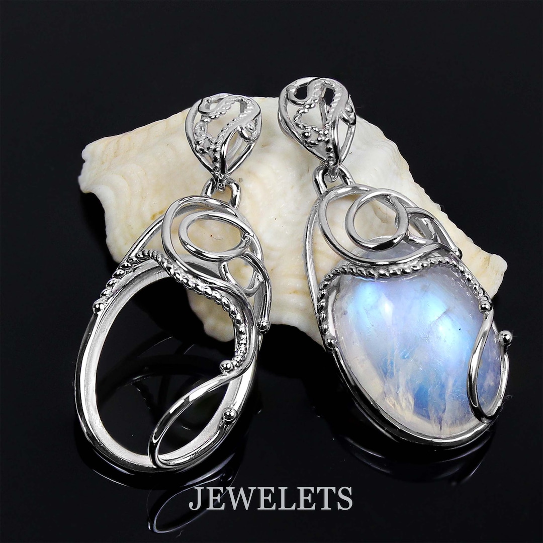 Sterling Silver Pendant Base, 13x18mm Bezel Setting Blank - Etsy