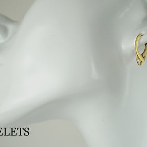 14K Gold Lever Back Pair, Yellow Gold 14K, 17mm Long, 10 Mm Width - Etsy