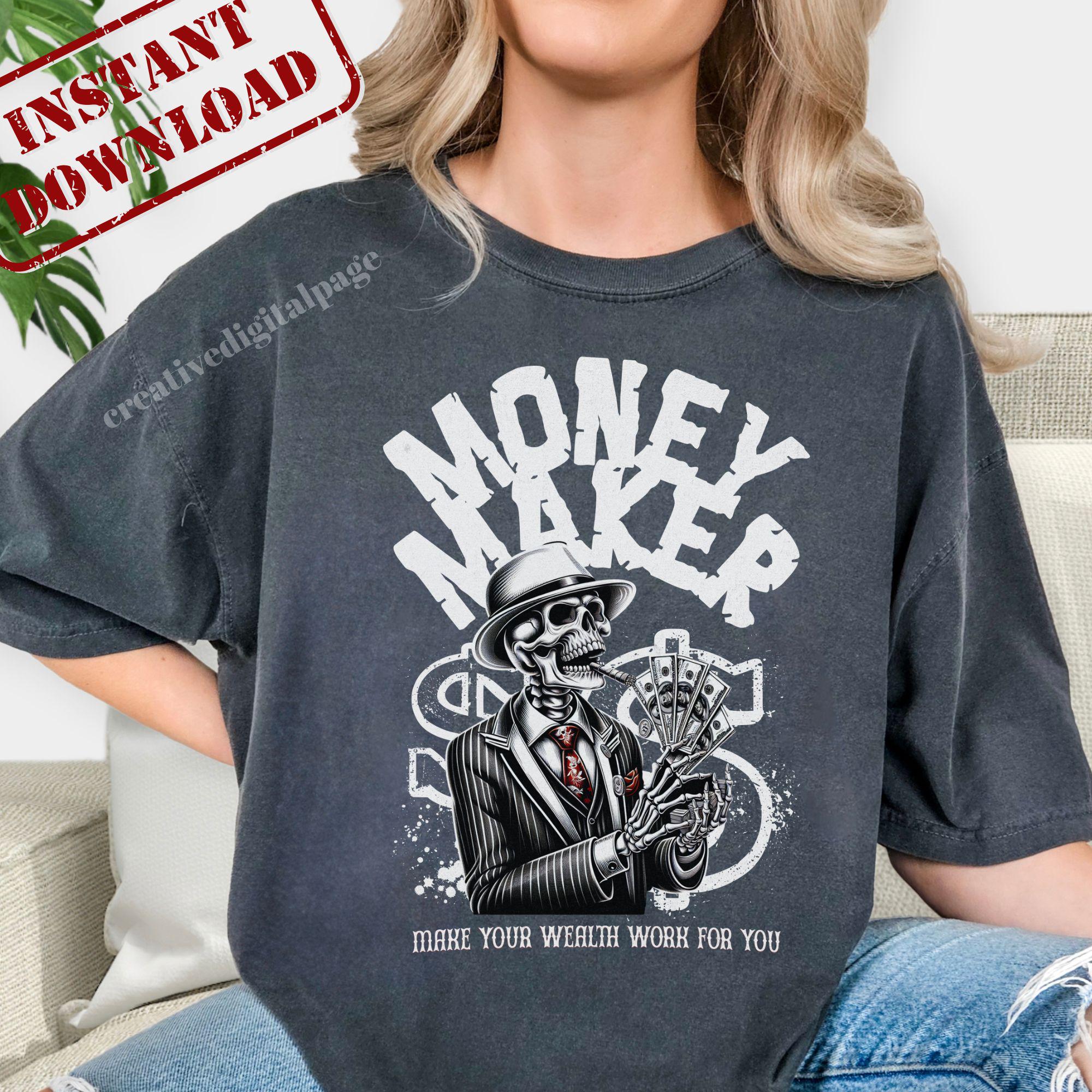 Money Streetwear PNG Bundle – Urban T-shirt Designs (printable Download ...
