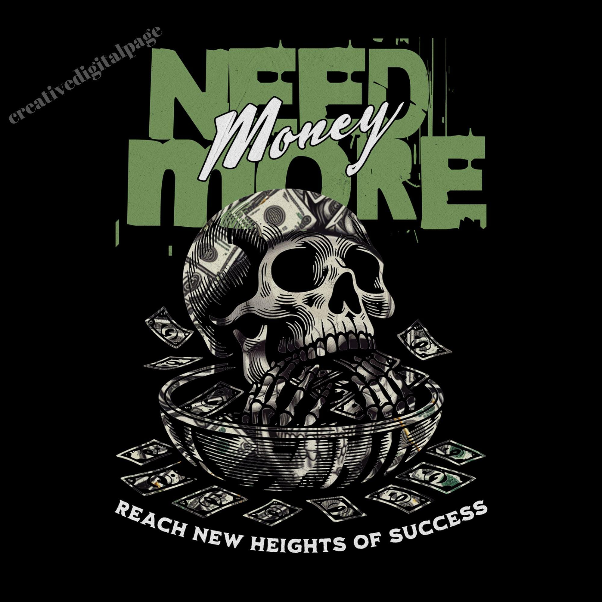 Money Streetwear PNG Bundle – Urban T-shirt Designs (printable Download ...
