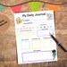 Cute and Interactive Daily Planner for Kids Printable A4 and Letter ...