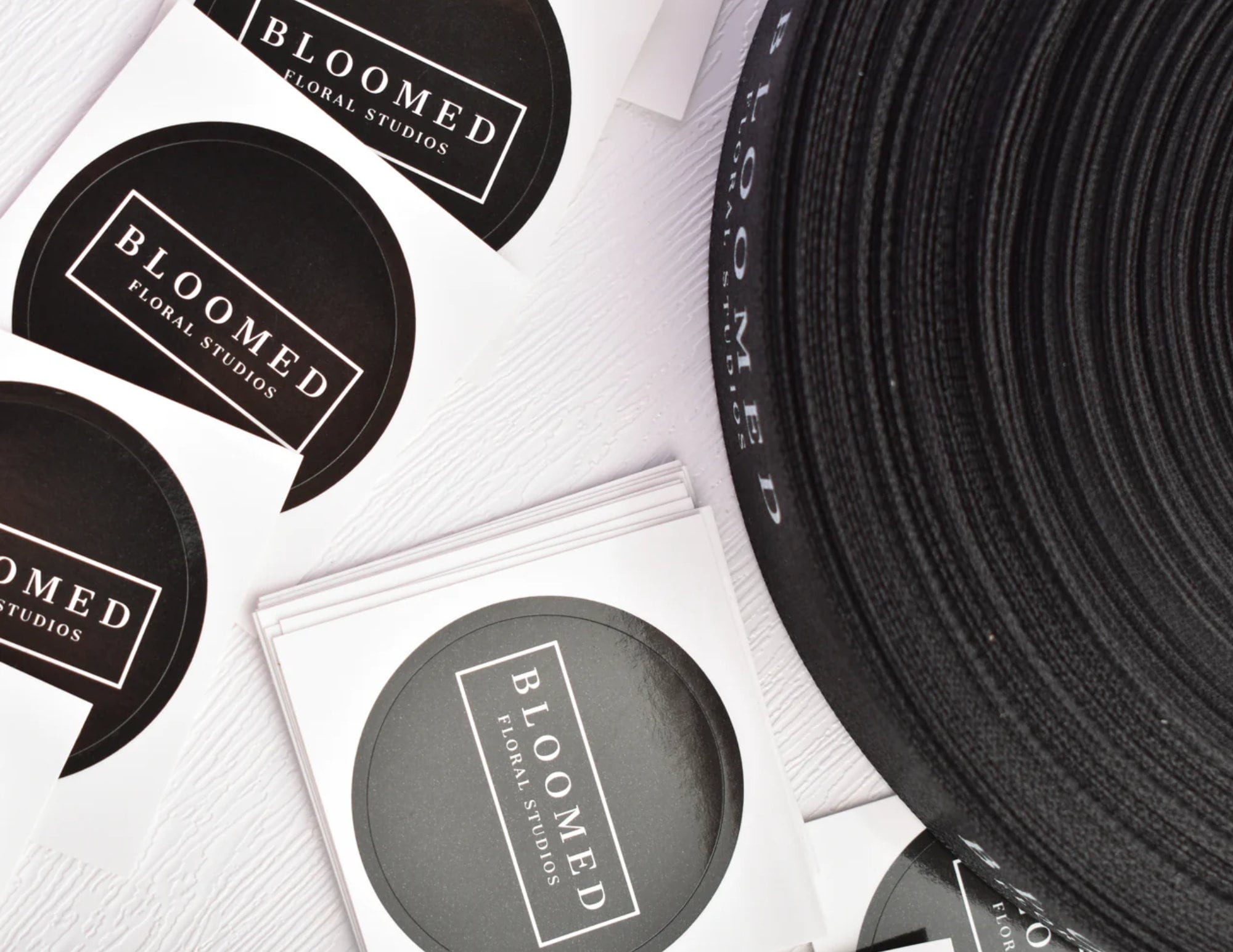 Custom Luxe Branded Ribbon | Design | Business Branding | Satin - Etsy