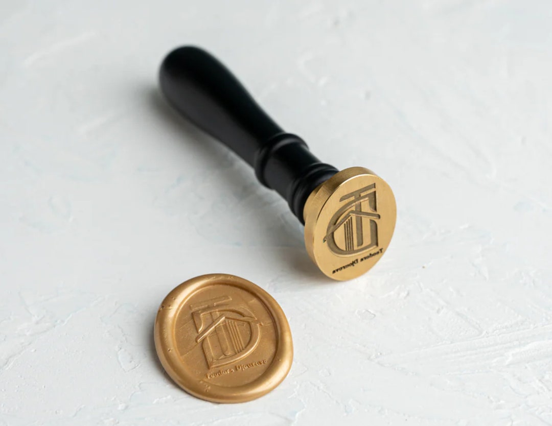Custom Wax Seal Stamp | Branding | Brass Stamp - Etsy