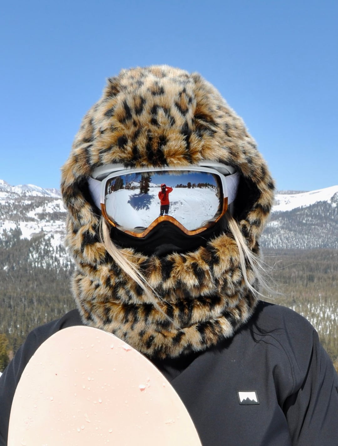 Fur Ski Hood - Leopard - Traditional - Etsy