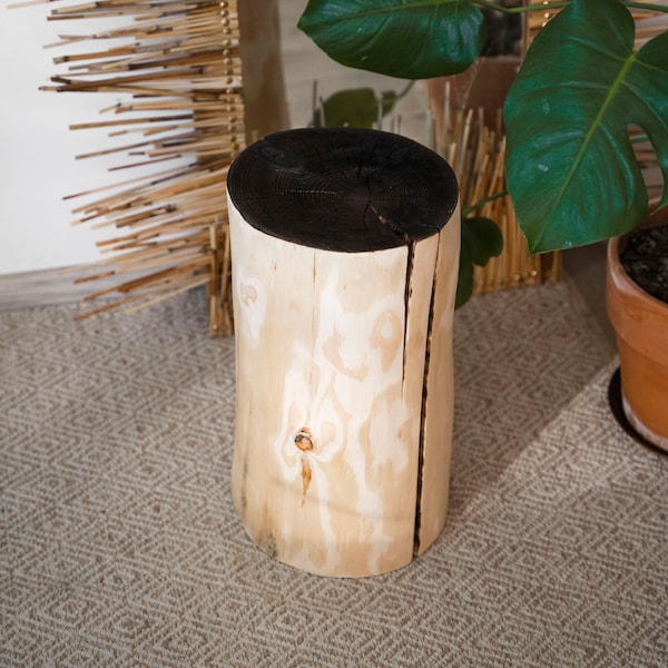 Wood Stump Stool - Etsy
