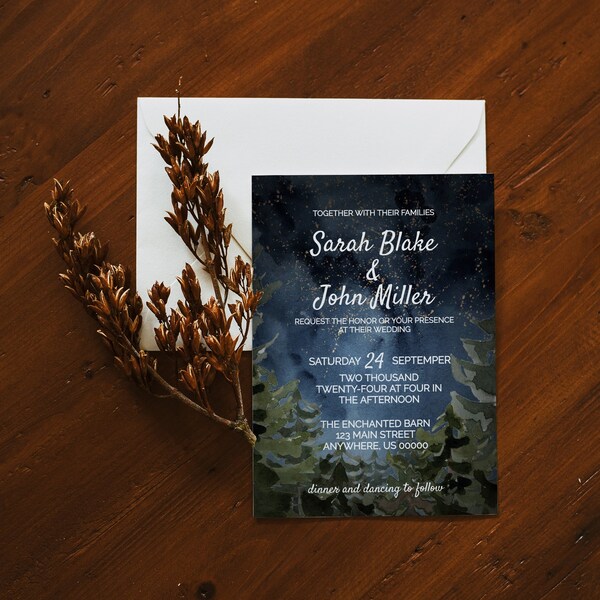 Starry Night Wedding - Etsy