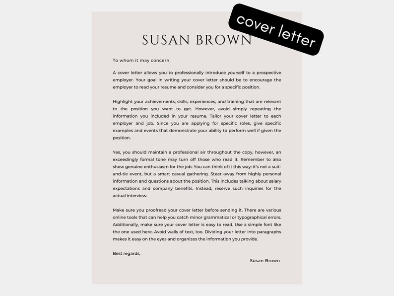 Dance Audition Resume Template: Headshot & Cover Letter (canva) - Etsy