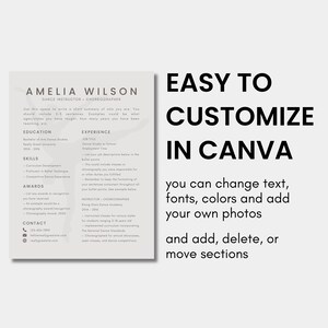 Dance Teacher Resume Template: Instructor & Choreographer (canva) - Etsy