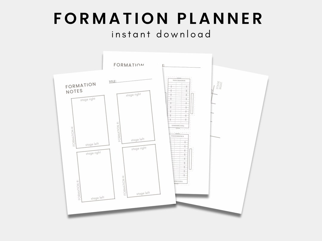 Dance Formations Planning Printable Sheets | Dance Choreography ...