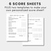 Dance Audition Score Sheet Dance Team Score Sheet Dance Competition ...