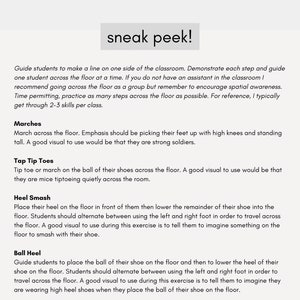 Preschool Tap Class Lesson Plan: Dance Curriculum (PDF) - Etsy