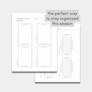 Dance Formations Planning Printable Sheets | Dance Choreography ...