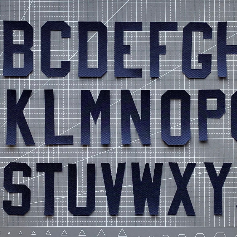 Iron on Letters - Etsy