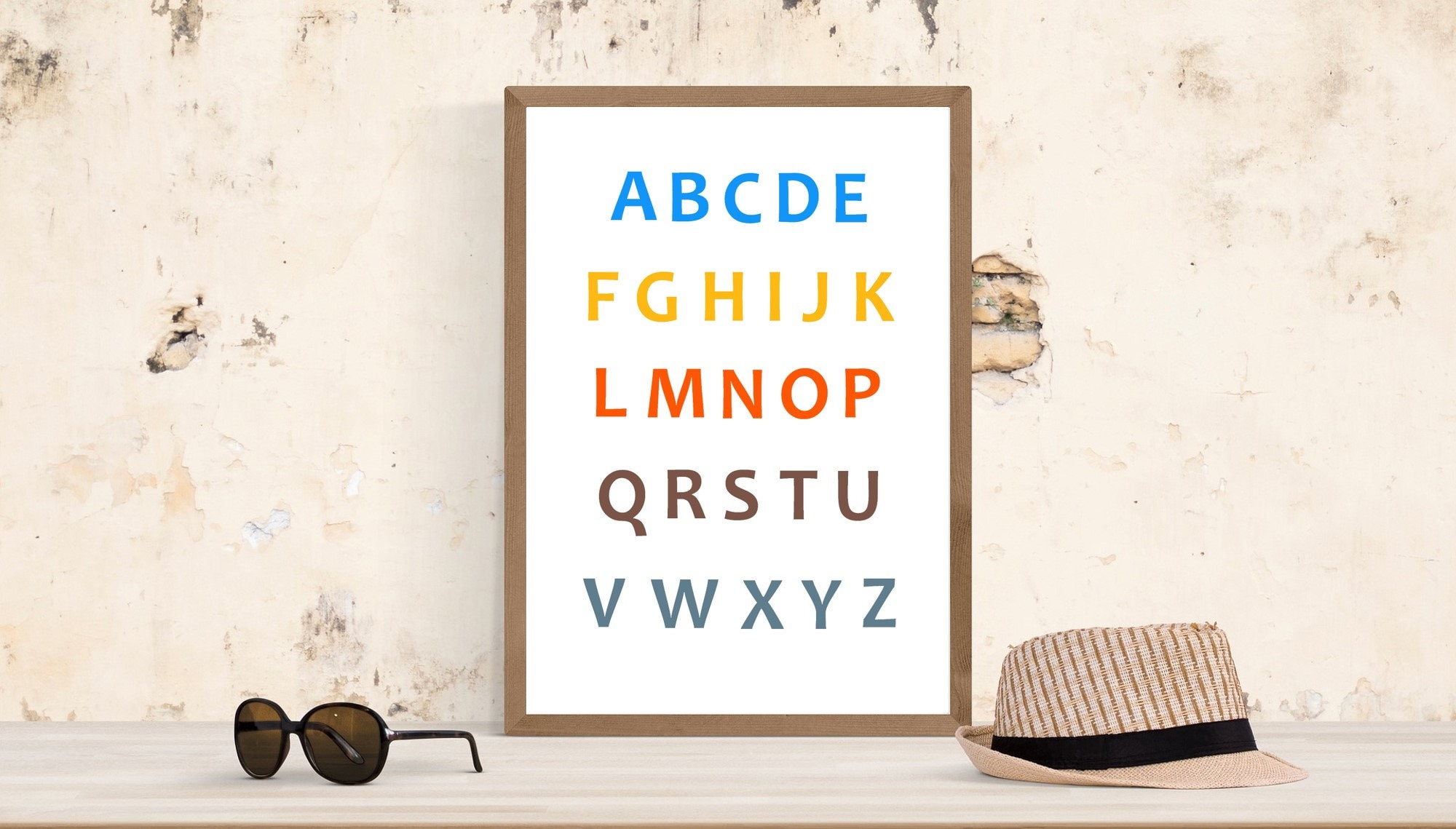 Alphabet Print, ABC Poster, Homeschool Decor, Classroom Decor, Playroom ...