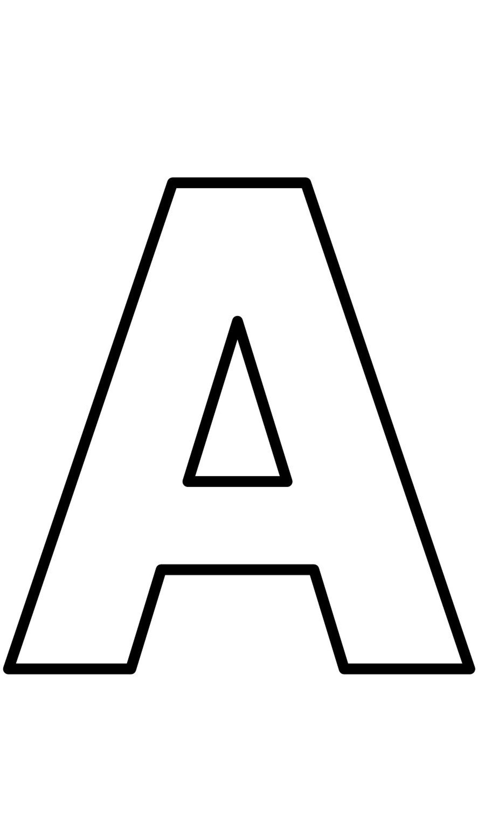 ABC Uppercase Letters PDF 28 Pages - Font Tahoma - Etsy