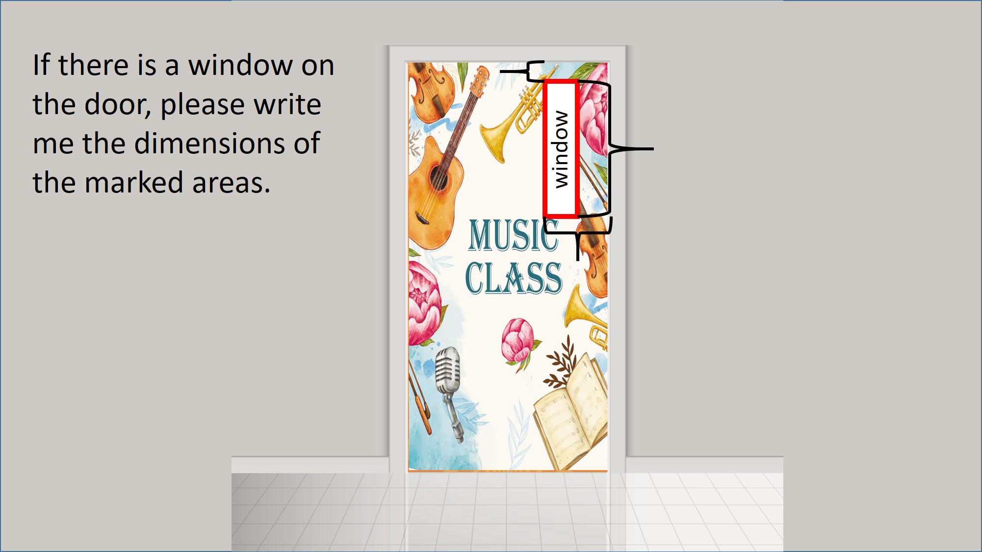 Personalized Music Classroom Door Decal, School Decor - Etsy
