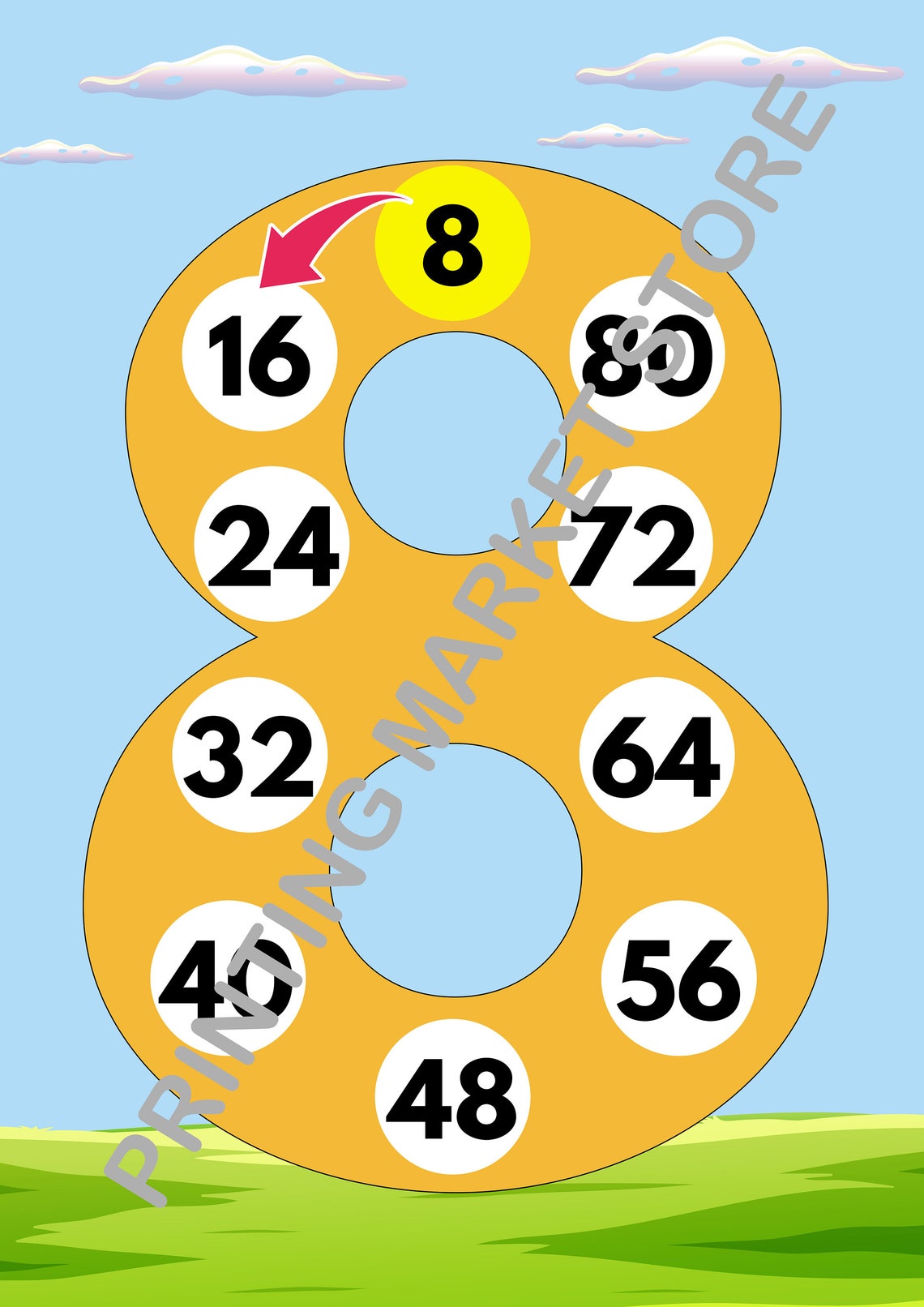 Rhythmic Counting Chart Fun Visual Enjoyable Counting - Etsy