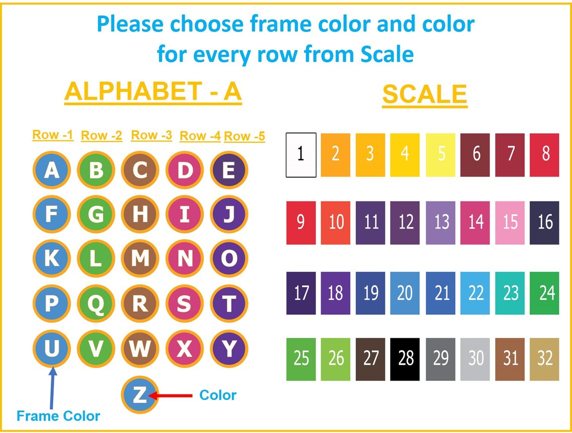Alphabet, Educational Floor Decal, Alphabet Game Kids Badroom Playroom ...