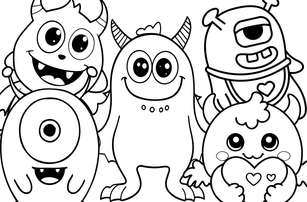 Cartoon Monster Stair Stickers – Modern Removable Vinyl Strips - HD047 ...