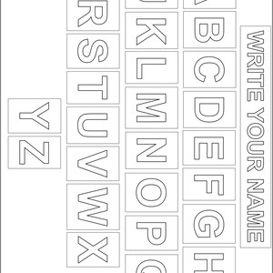 ABC Uppercase and Lowercase Letters PDF 28 Pages - 4 PDF Files for Kids ...