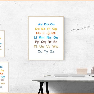 ABC Alphabet, Homeschool Decor, Classroom Decor, Playroom Prints ...