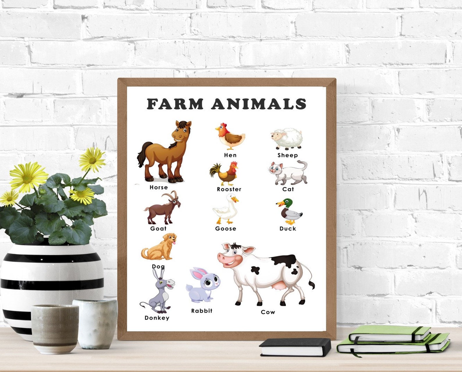 Sea Animals, Insects, Wild Animals and Farm Animals Printable Set ...