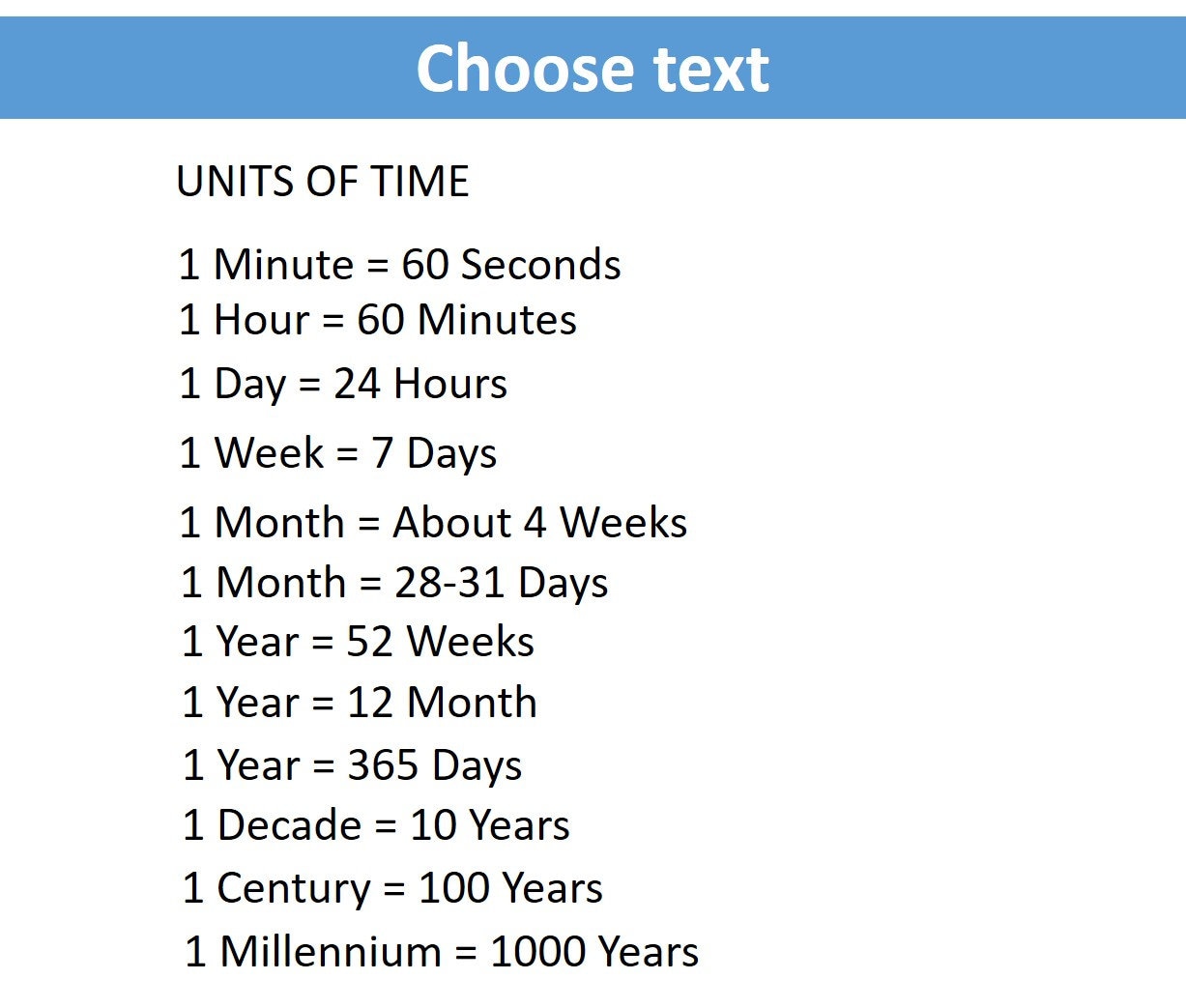 Educational Motivational Decor, Time, Units of Time, Classroom Decor ...