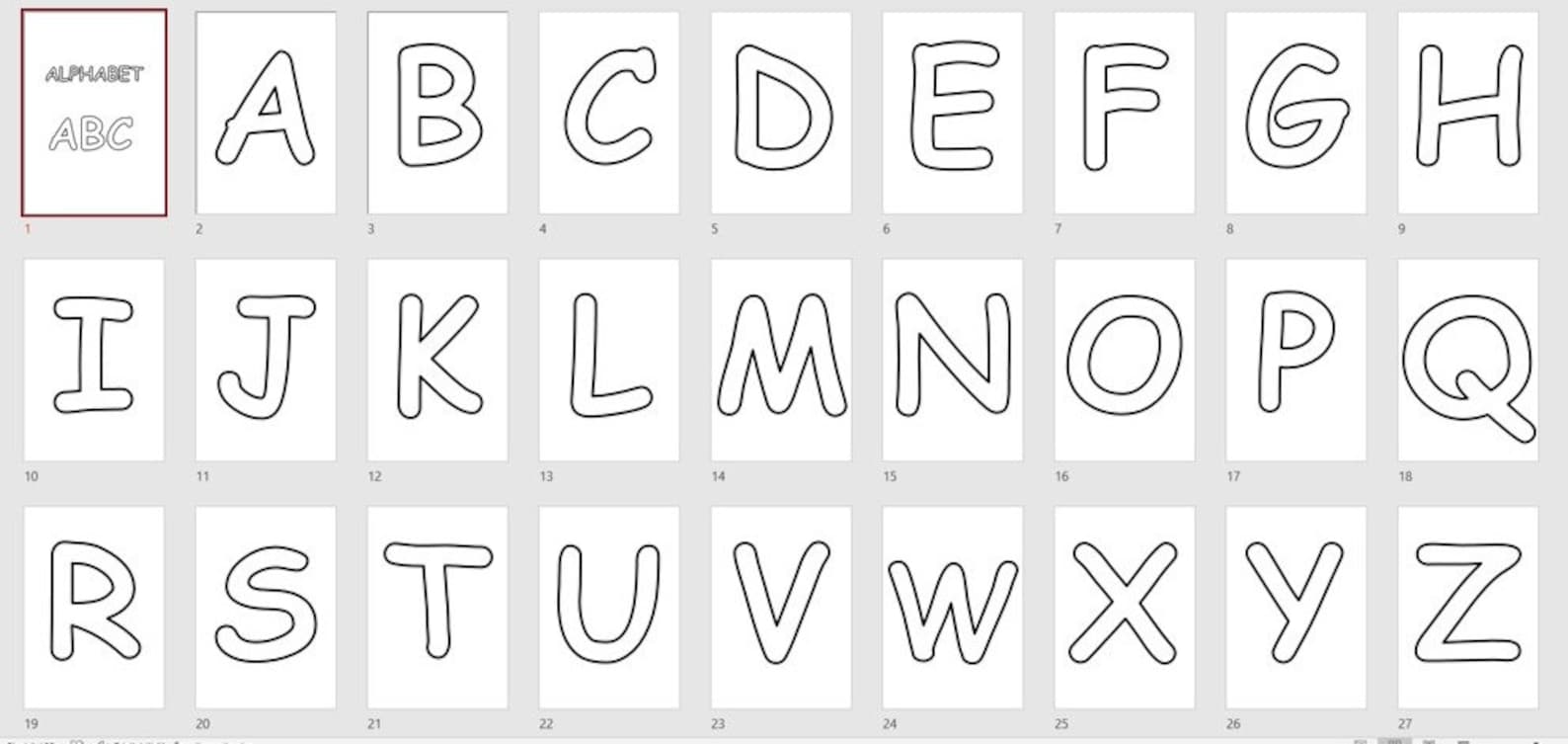 ABC Uppercase and Lowercase Letters PDF 28 Pages 4 PDF Files for Kids ...