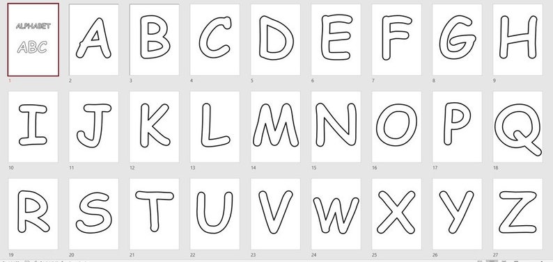 ABC Uppercase and Lowercase Letters PDF 28 Pages 4 PDF Files for Kids ...