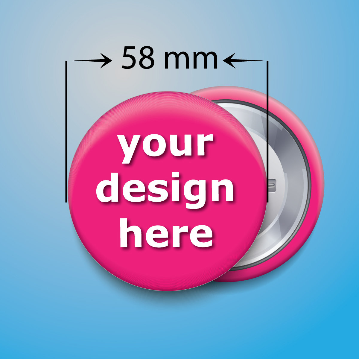 Design Your Own Button Badge Pin Personalized Pins Custom - Etsy