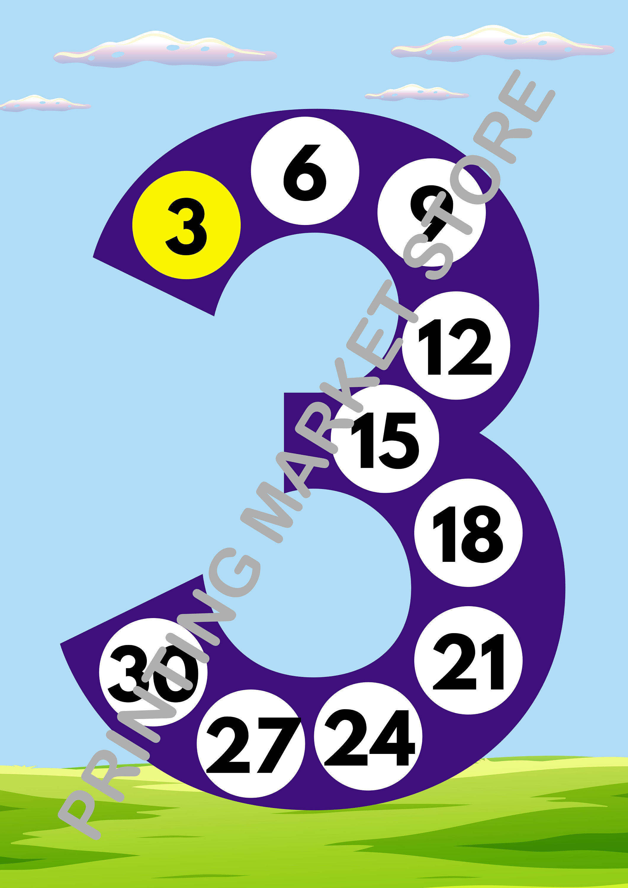 Rhythmic Counting Chart Fun Visual Enjoyable Counting - Etsy