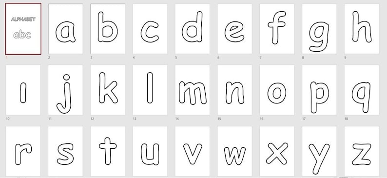 ABC Uppercase and Lowercase Letters PDF 28 Pages 4 PDF Files for Kids ...