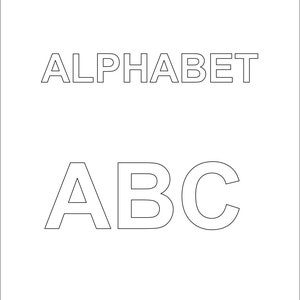 ABC Uppercase and Lowercase Letters PDF 28 Pages - 4 PDF Files for Kids ...