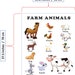 Sea Animals, Insects, Wild Animals and Farm Animals Printable Set ...