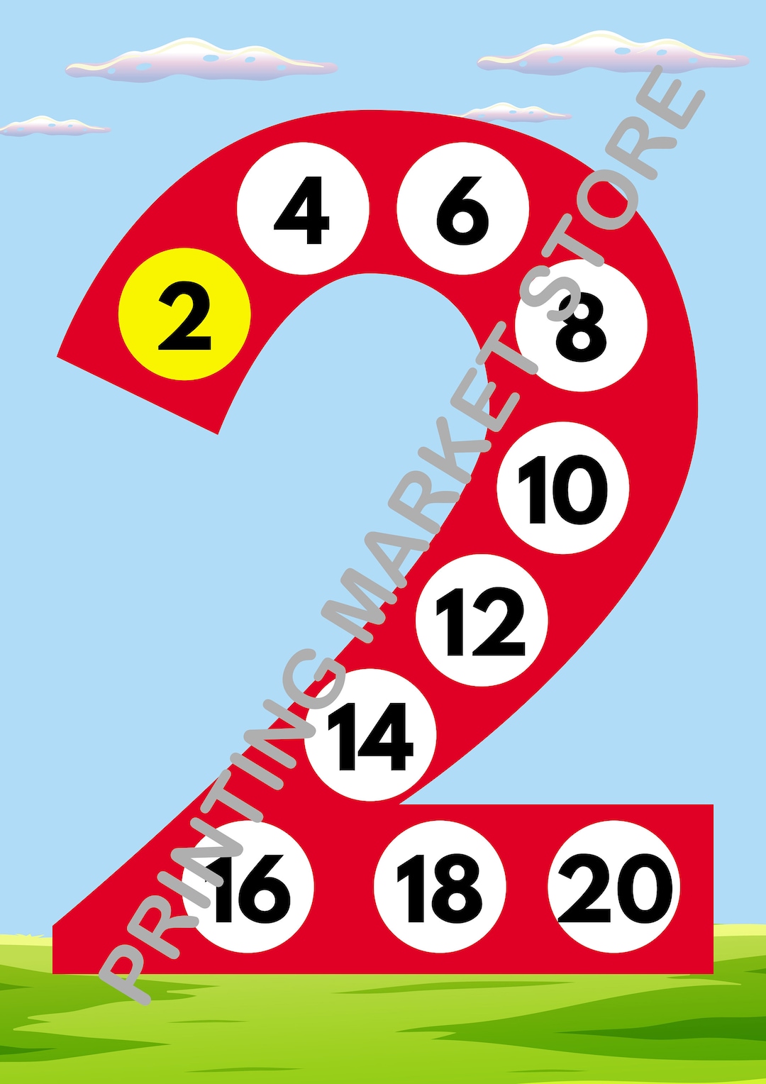 Rhythmic Counting Chart - Fun - Visual- Enjoyable Counting Chart - for ...